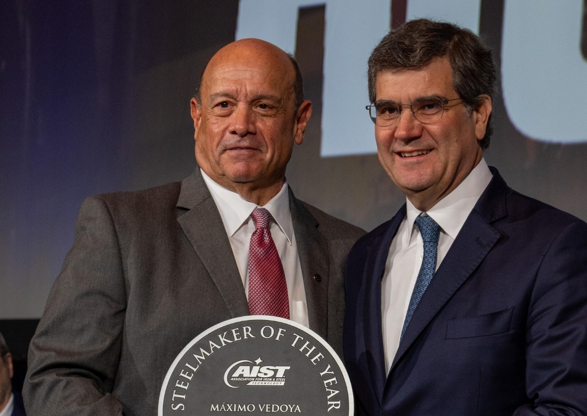Máximo Vedoya es reconocido como Steelmaker of the Year en AISTech 2025